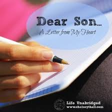Finess' Home: reshaping mentalities: LETTER TO MY DEAR SON