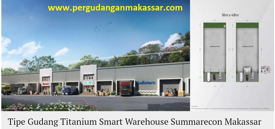 Ukuran 18 x 48 = 864 Tanah dan 650 M2 Bangunan tanpa office dan dengan ...