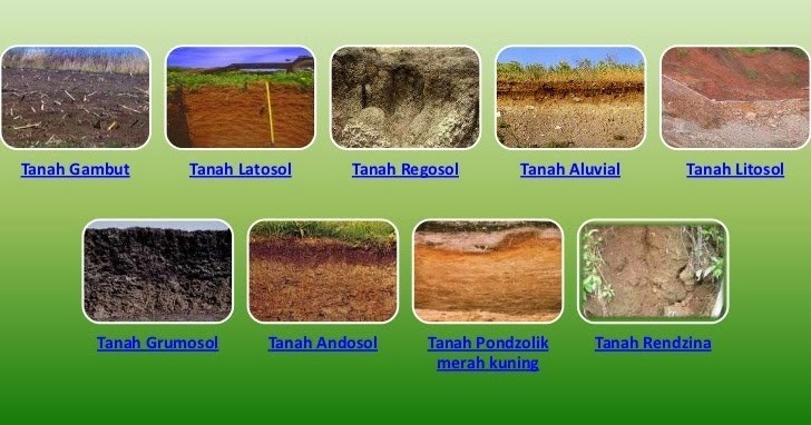 18 Jenis Jenis Tanah di Indonesia | SUMBER DATA AGUNG