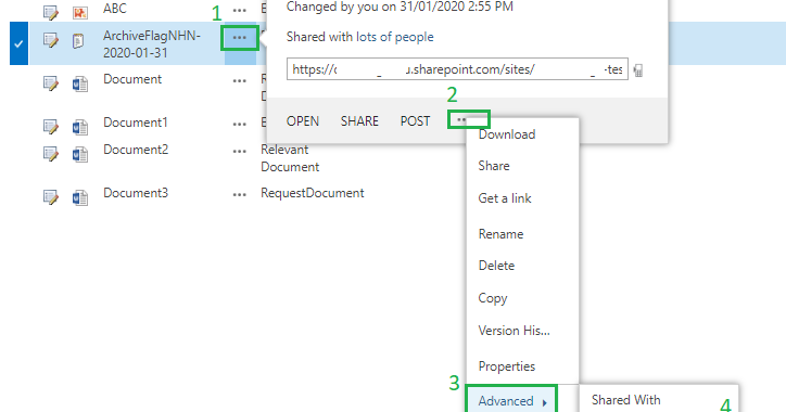 SharePoint & Office 365: SharePoint Online - Declare / Undeclare Item as a record using ...