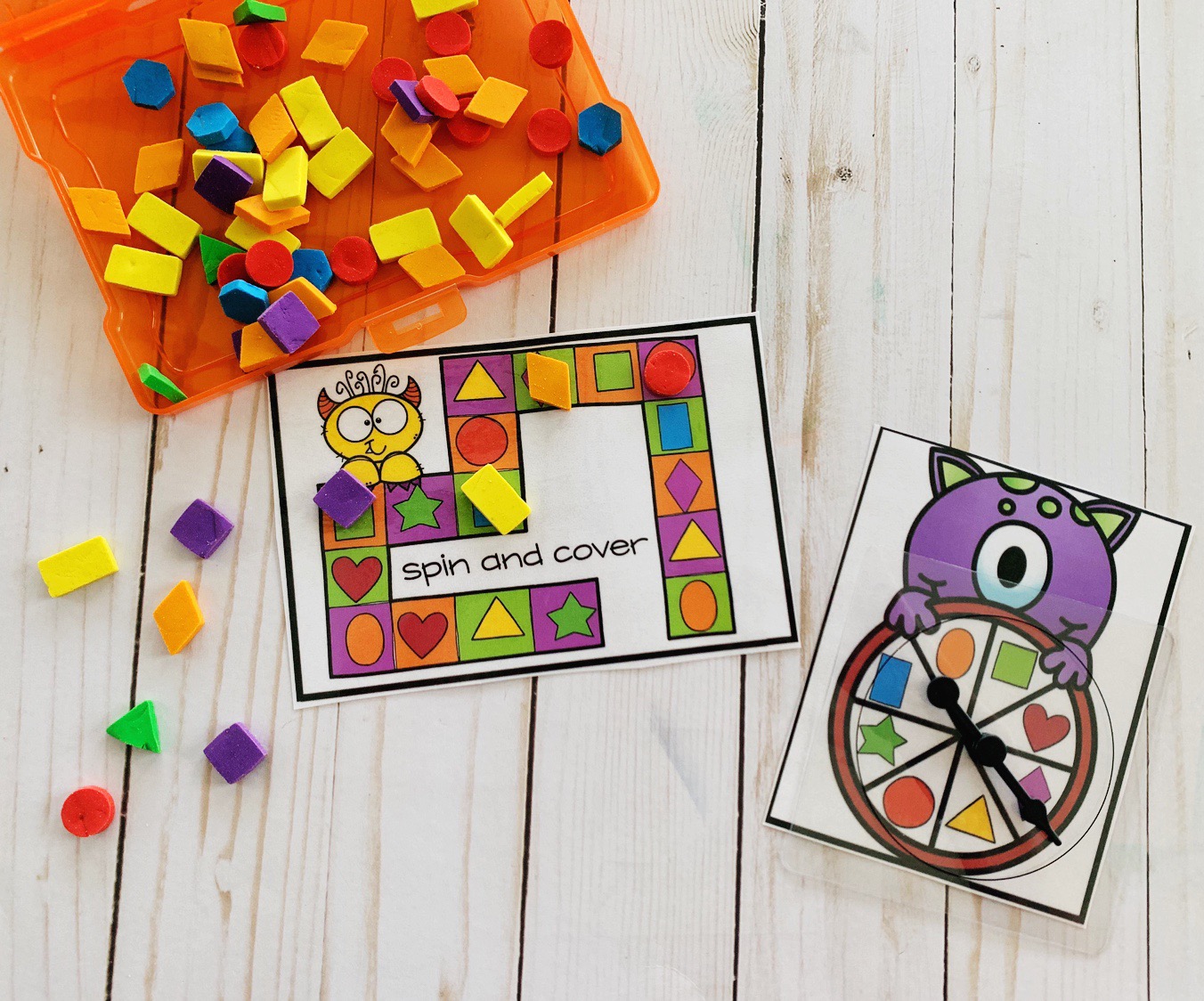 October Fine Motor Task Boxes for Preschool