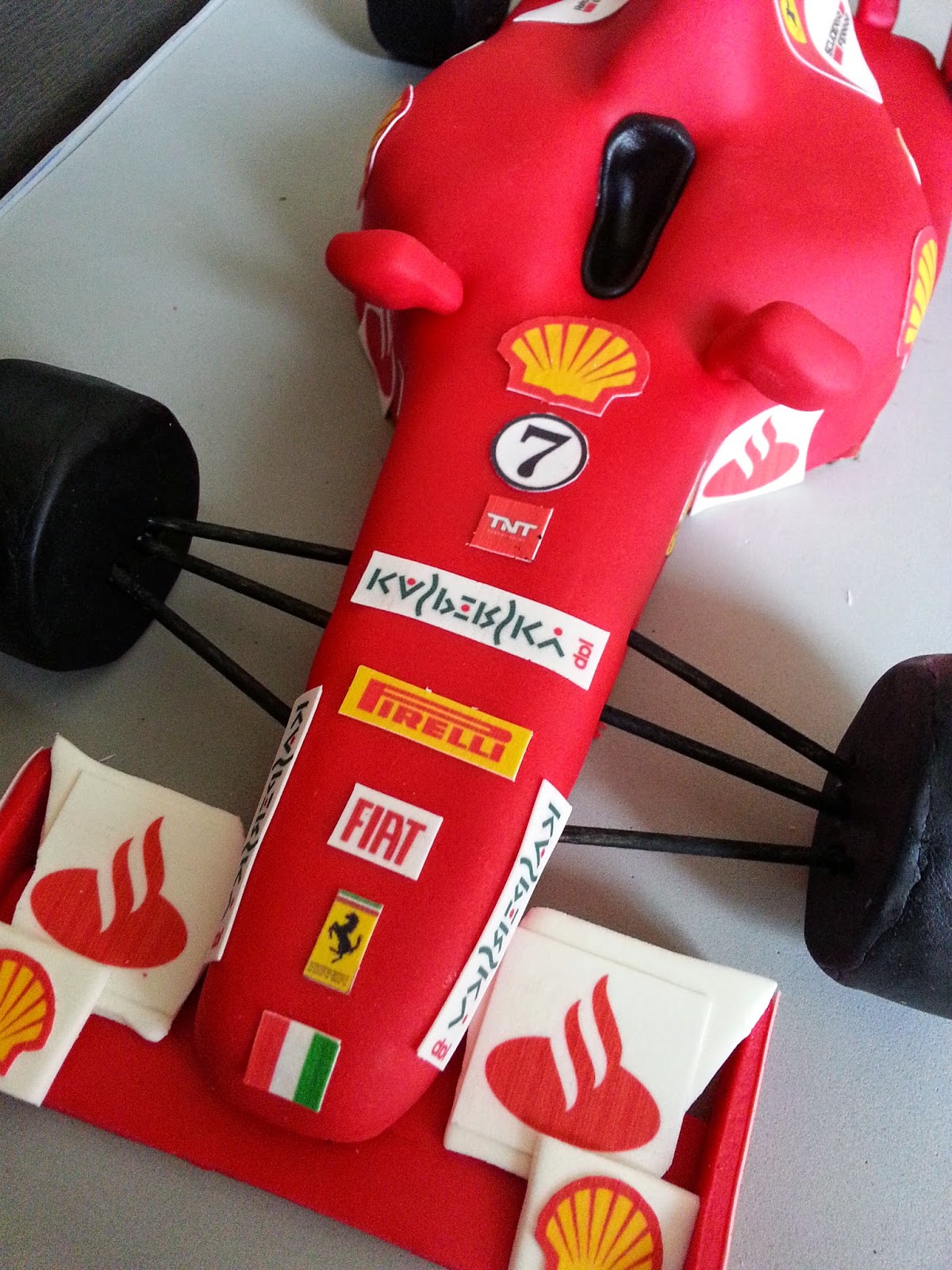 CHIQUI CAKES: Pastel Ferrari, Fórmula 1