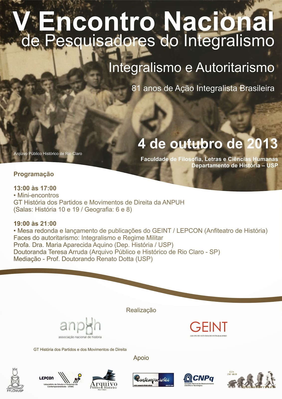 História do Partido de Representação Popular.: "V Encontro Nacional de ...