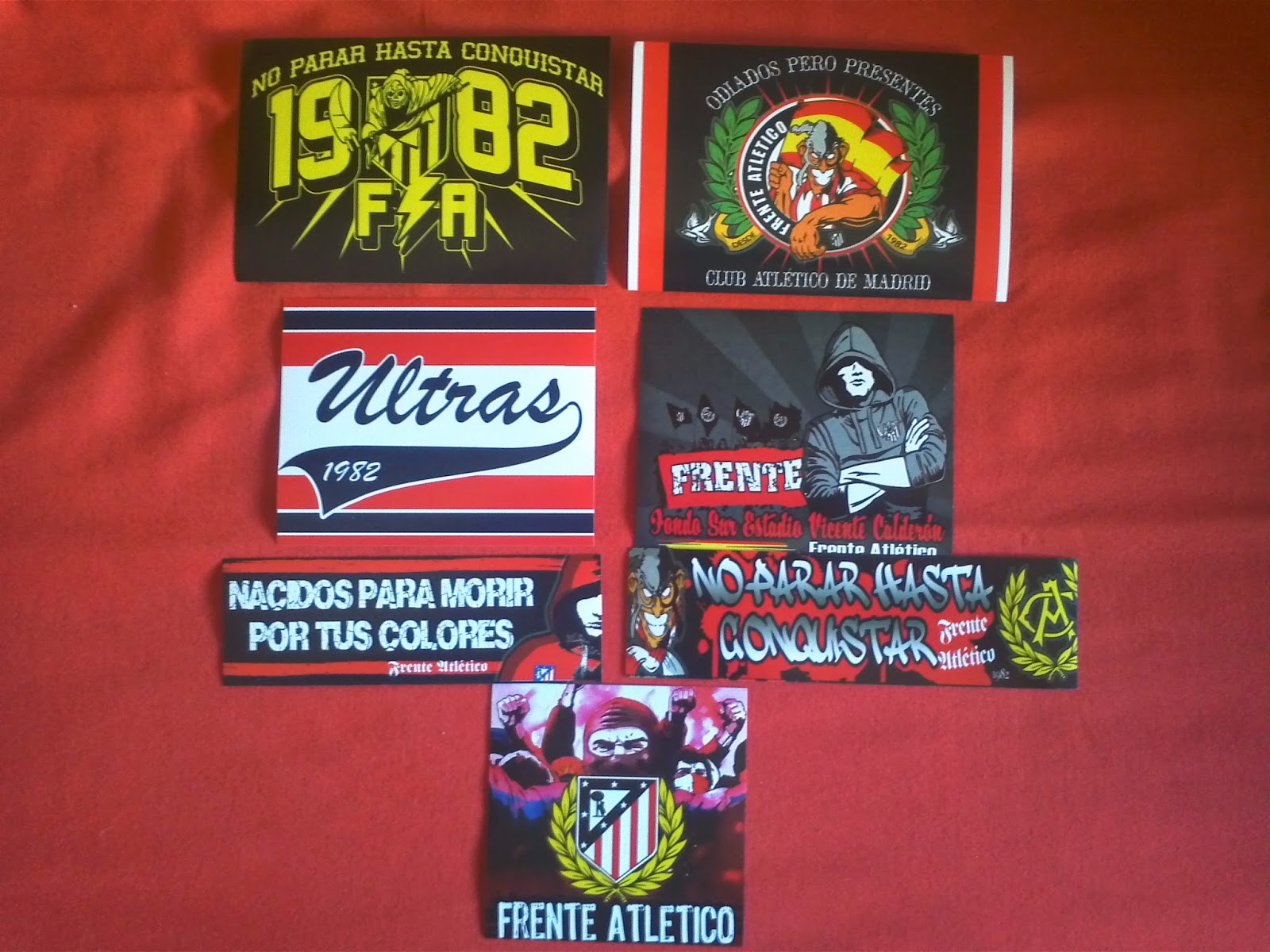 Material 1903: Frente Atlético (pegatinas) II