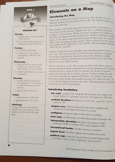 Grace Christian Homeschool: Review of Daily Geography Grade 6