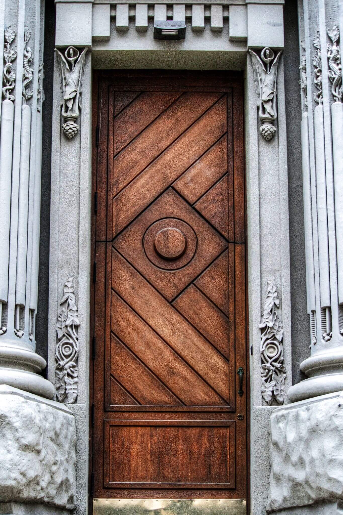 Top 35 conception de porte principale en bois modernes et belles