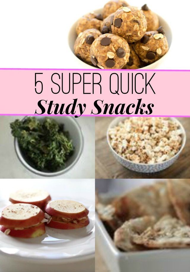 5 Recipes That Make For Quick & Healthy Study Snacks