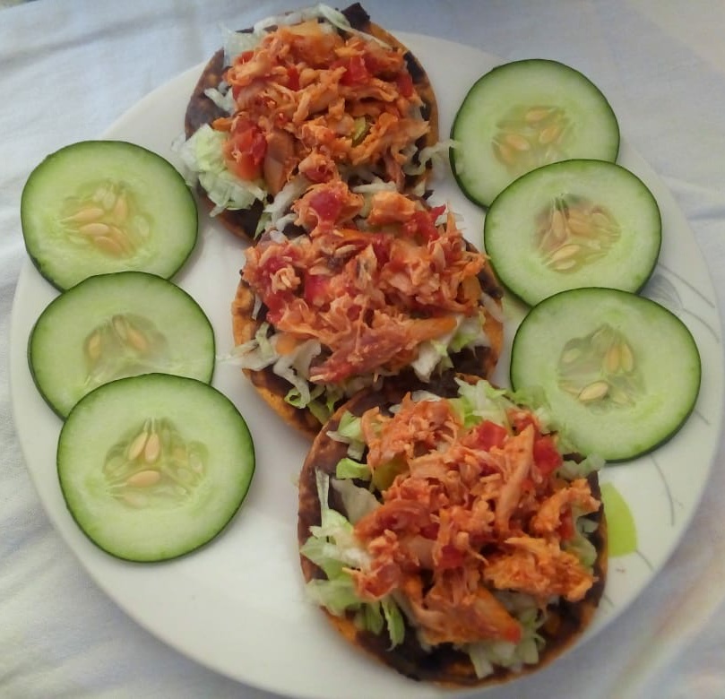 > Antojitos mexicanos. Tostaditas mini.