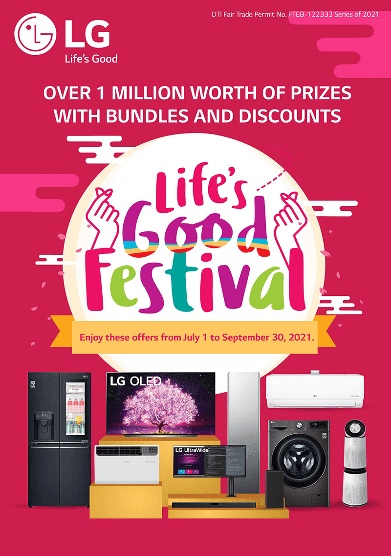 LG announces "Life's Good Festival" along with raffle prizes worth over ...