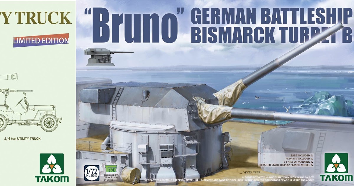 The Modelling News: A Patton & Jeep combo & "Bruno" from the Bismarck ...