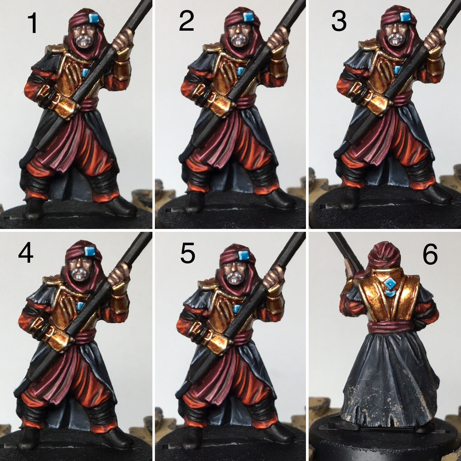 There and Back Again: Painting Warriors of Middle Earth: Harad