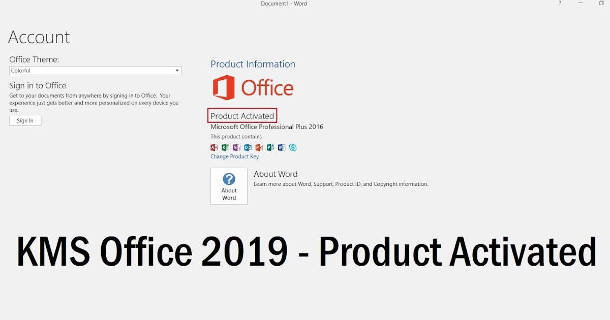 Cara Aktivasi Office dengan KMS (KMS Office 2019) - awiracr