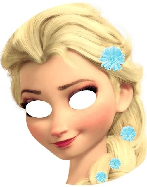 Elsa: Free Printable Mask - Oh My Fiesta! in english