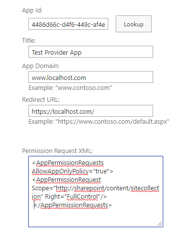 How to register an app in SharePoint