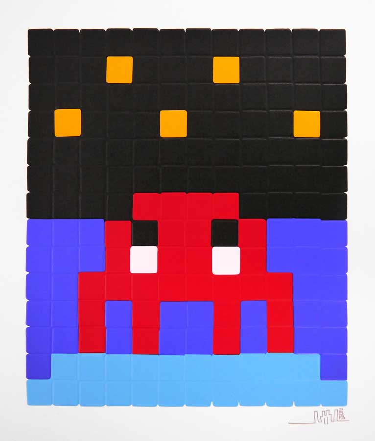 artbleat: SPACE INVADER: SPACE ONE PRINTS
