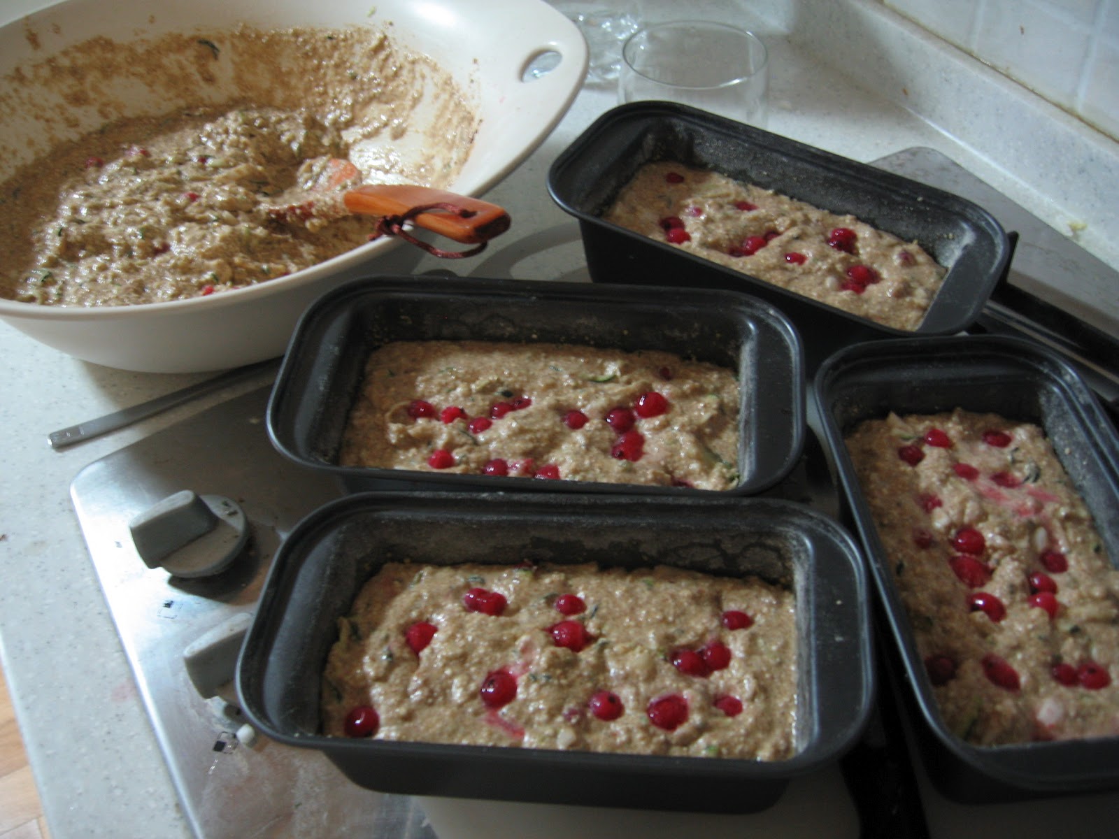 Systemic Candida: Gluten-free, Sugar-free Walnut Red-currant Zucchini Bread