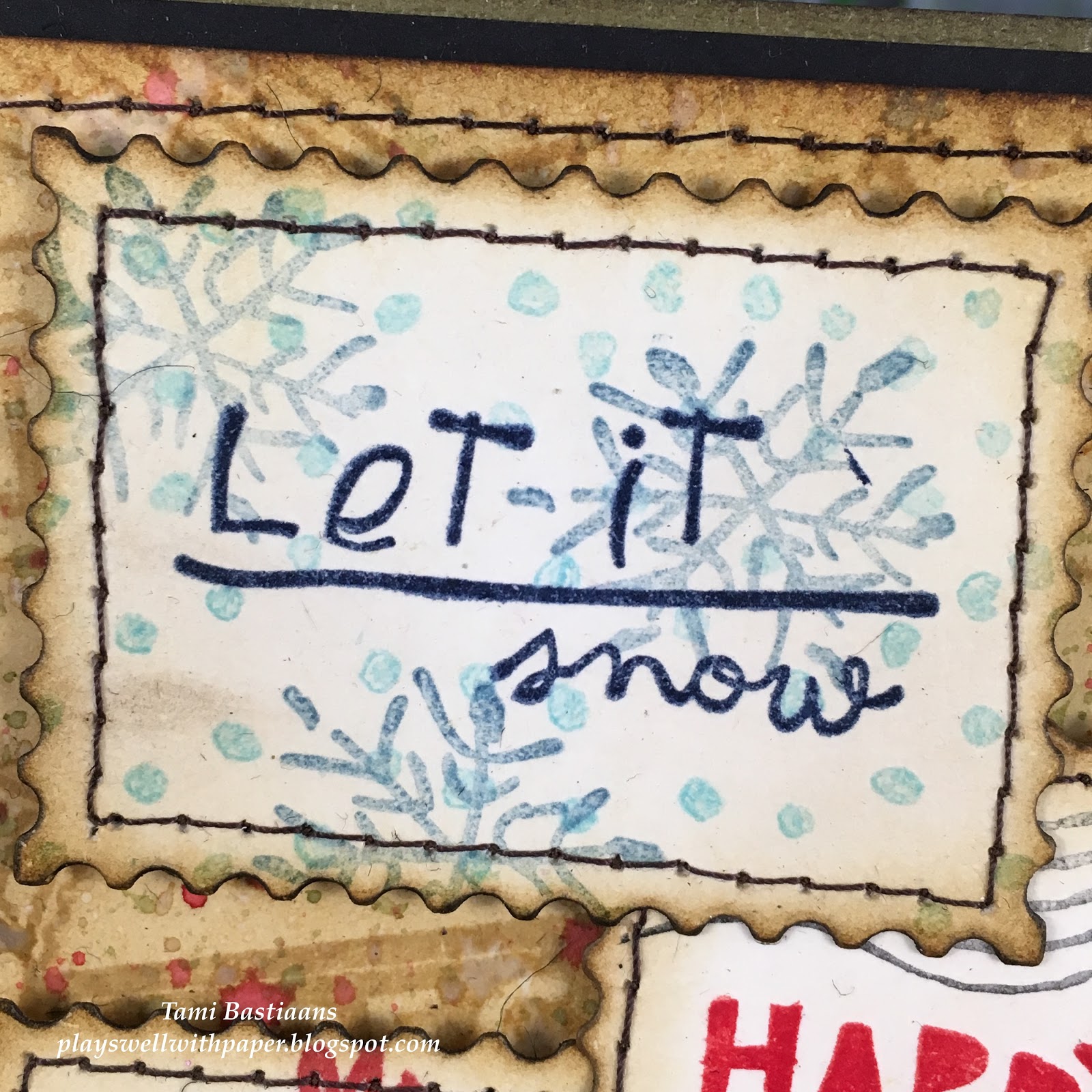 Plays Well With Paper: Christmas Greetings - Seasonal Scribbles