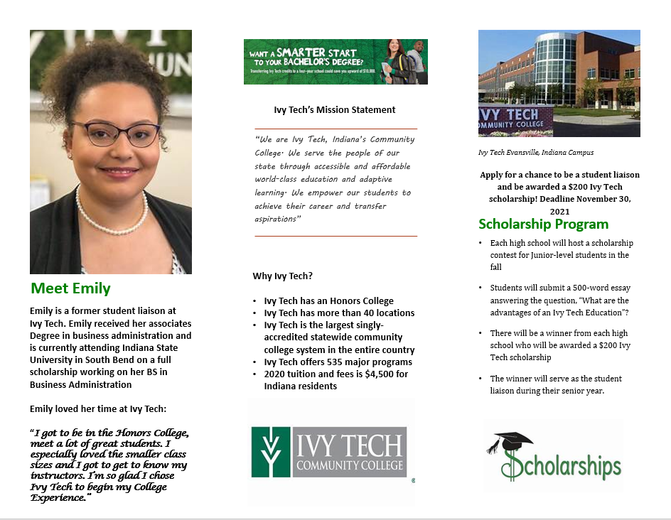 Ivy Tech Student Liaison Project