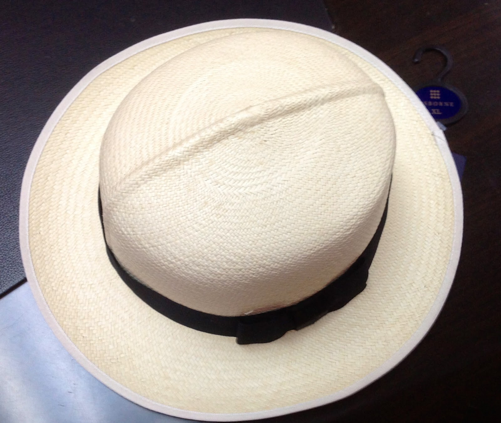 John Callanan Hats: OPTIMO CROWN PANAMA HAT