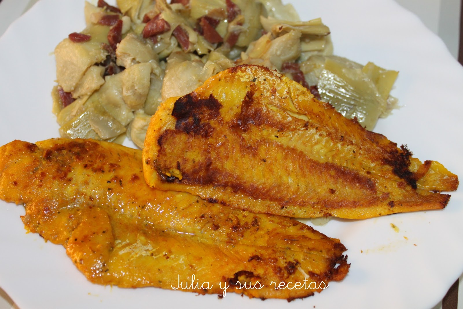 JULIA Y SUS RECETAS: Filetes de merluza en adobo
