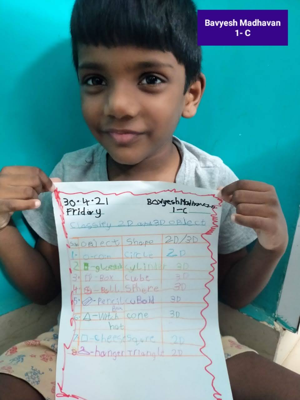 Velammal Vidhyashram, Mambakkam: Pre-Primary