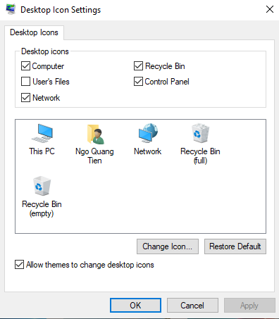 How to Show My Computer (This PC) Icons to Desktop in Windows 10 ...