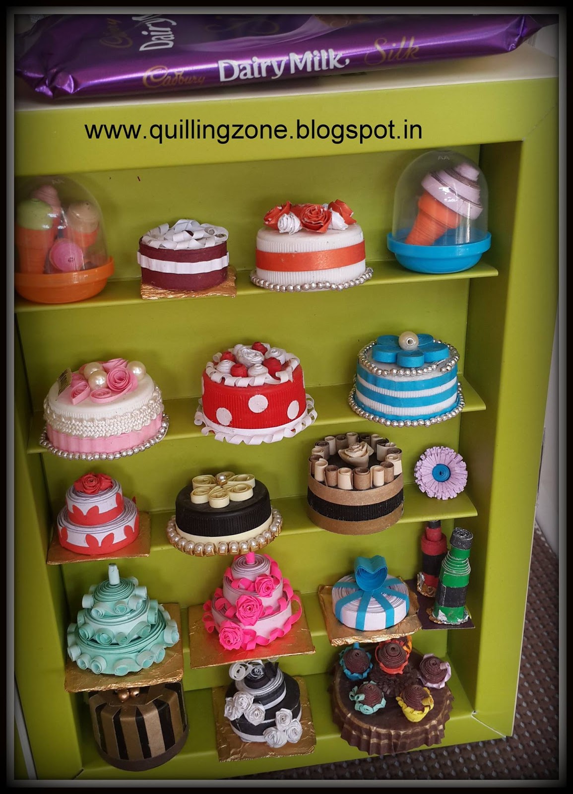 My Quilling Zone: Miniature bakery