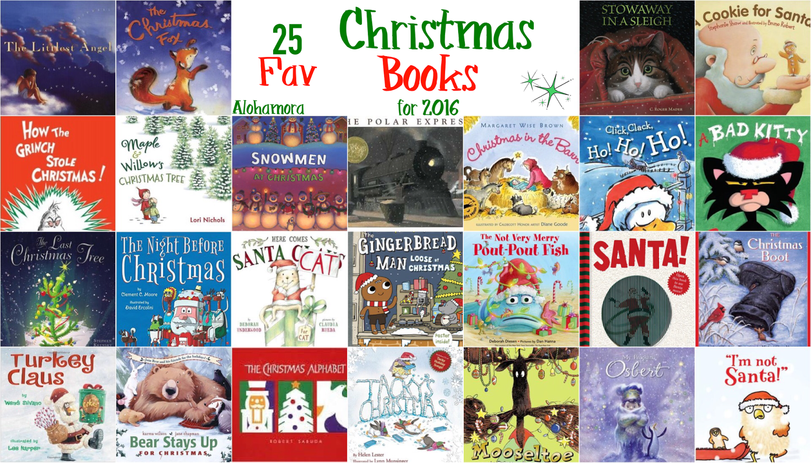 Alohamora: Open a Book: My 25 Favorite Christmas Books for 2016 ...