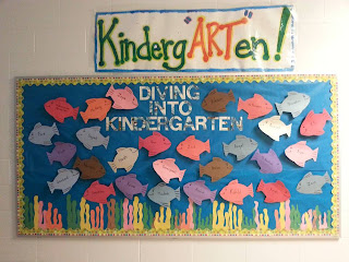 Teacherself: Bulletin Board - Diving Into Kindergarten