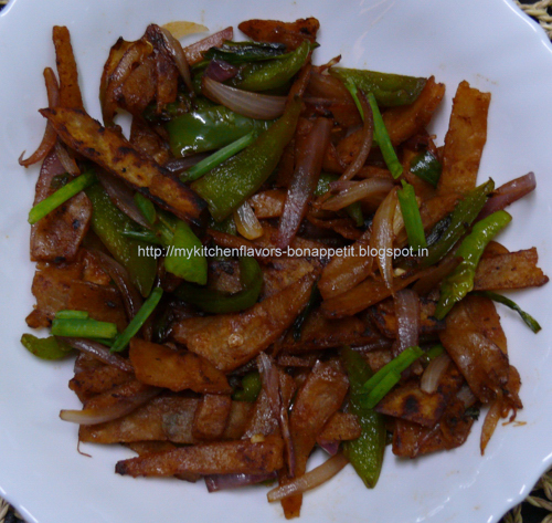 My Kitchen Flavors - Bon Appetit!: Chilli Chapati Fry
