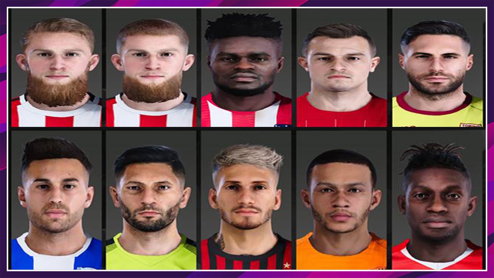 [ PES 2020 ] New Facepack Vol.16 by Jonathan facemaker