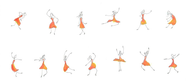 Hi Happy Panda: Drawing Challenge #100 - DANCE