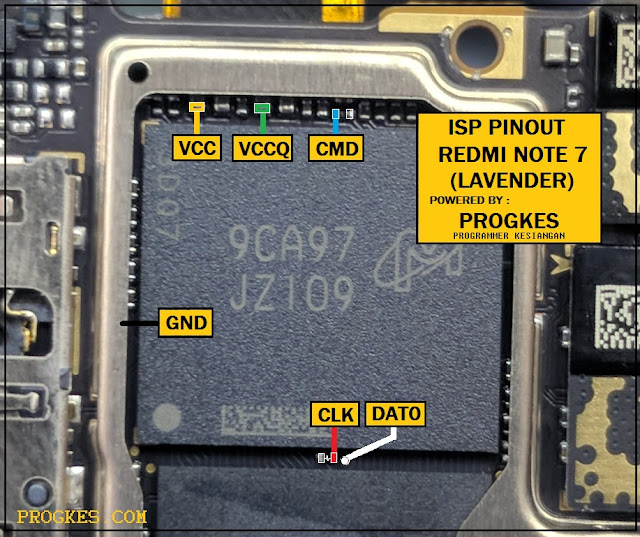 MEDIA CARE TELEKOMUNIKASI INDONESIA: ISP PINOUT REDMI NOTE 7 (LAVENDER)