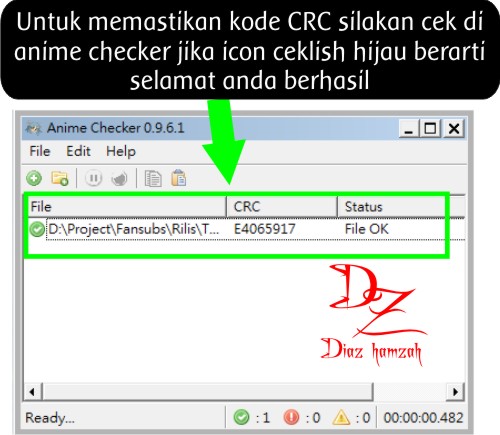 Tutorial Anime Checker
