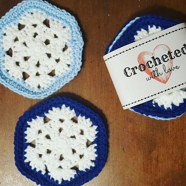 Raey's Crochets: Snowflake Coaster Pattern