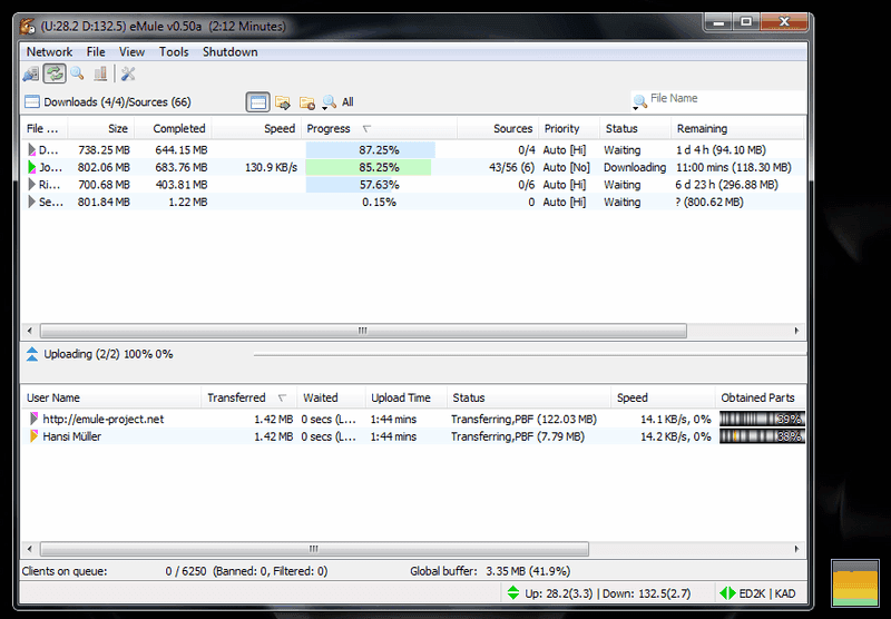 eMule 0.50a lightweight 12.01.2012 - Leecher Mods