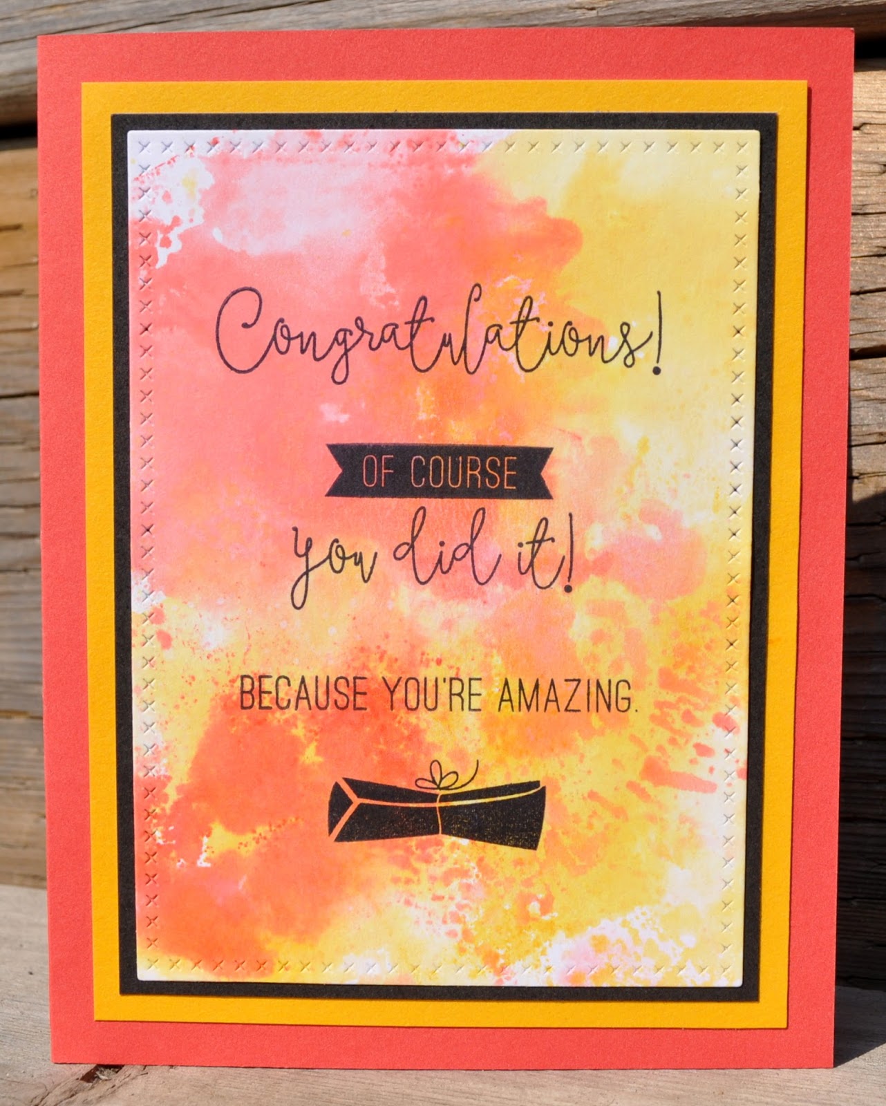 DAT'S My Style: Amy's Grade 12 Graduation Card from Baba