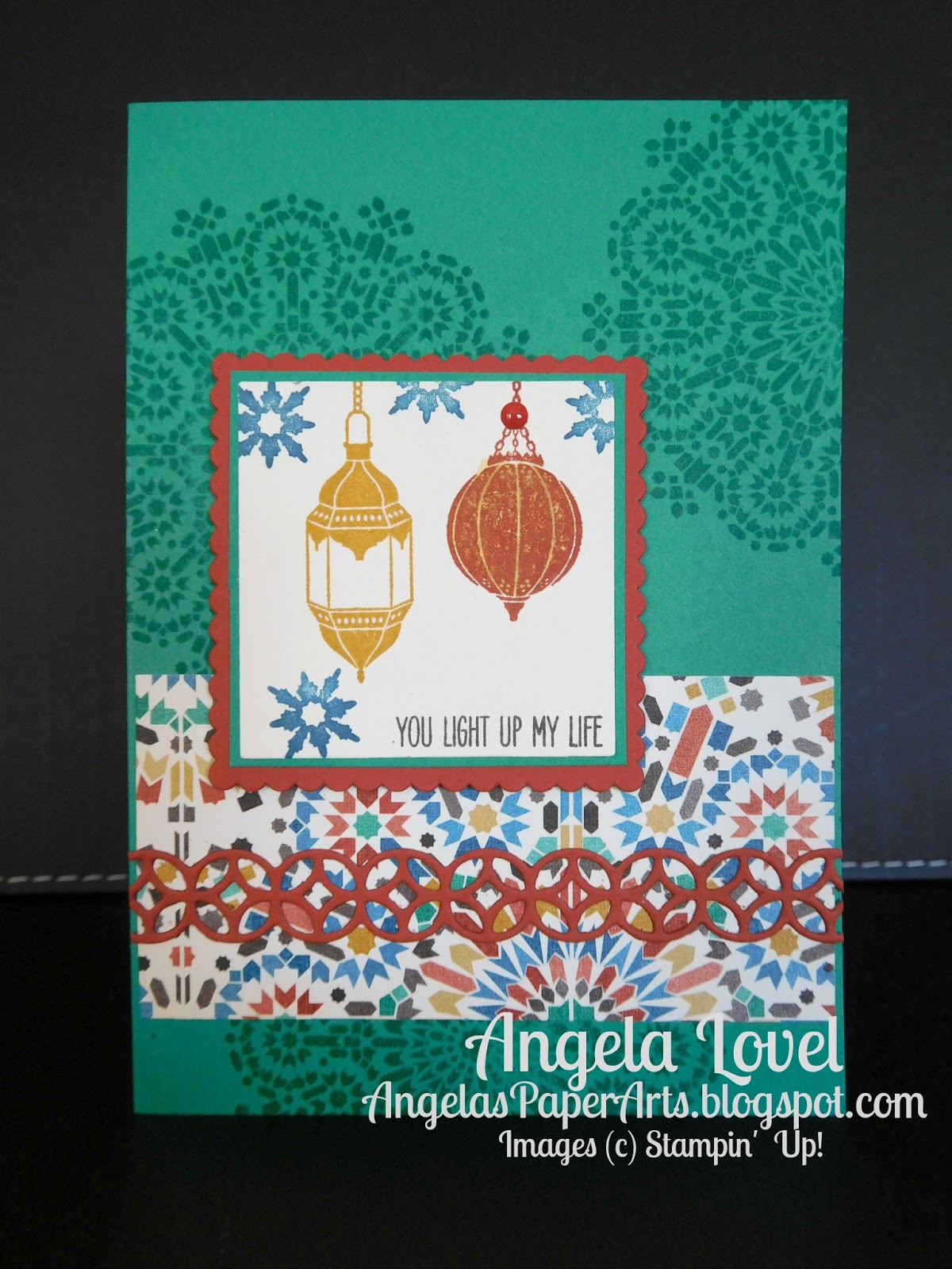 Angela's PaperArts: Moroccan nights birthday cards