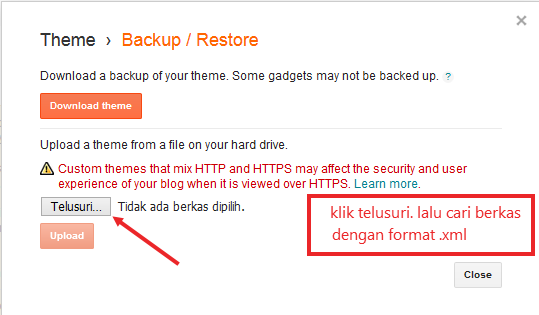 Cara Upload Template Tema Di Blogger Awonapa Website Dan Blogging