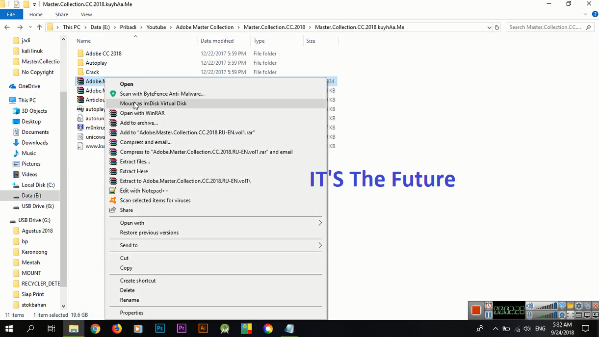 Cara membuat virtual CD atau Mount File yang berformat ISO IMAGE ...