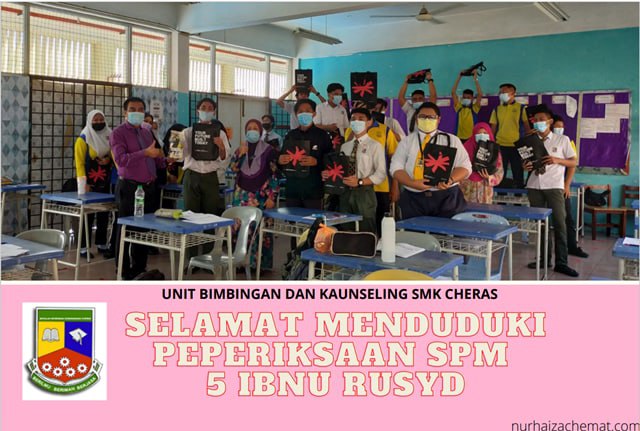 Poster Kelas : Selamat Menduduki SPM - GURU KAUNSELING NURHAIZA CHE MAT