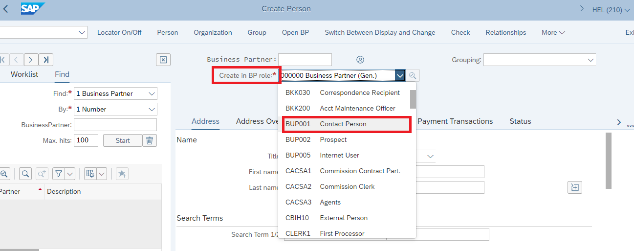 Step 2: Create Contact Person for Customer (SD) | Tech6Sense