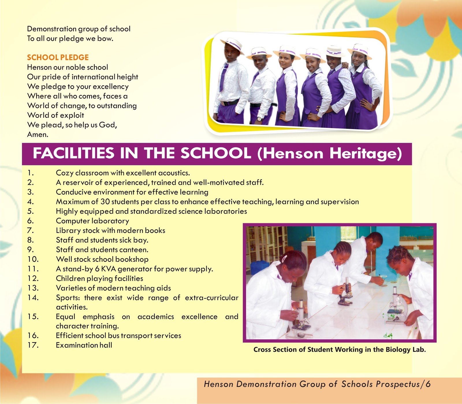 Henson Demonstration School: About