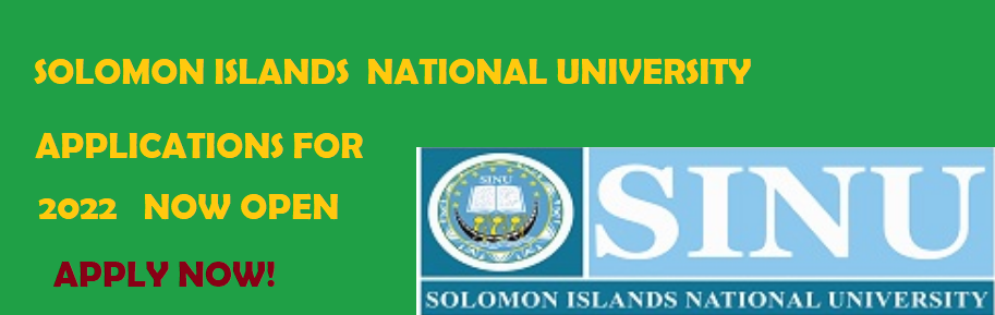 Solomon Islands National University SINU Calls for Applications for ...