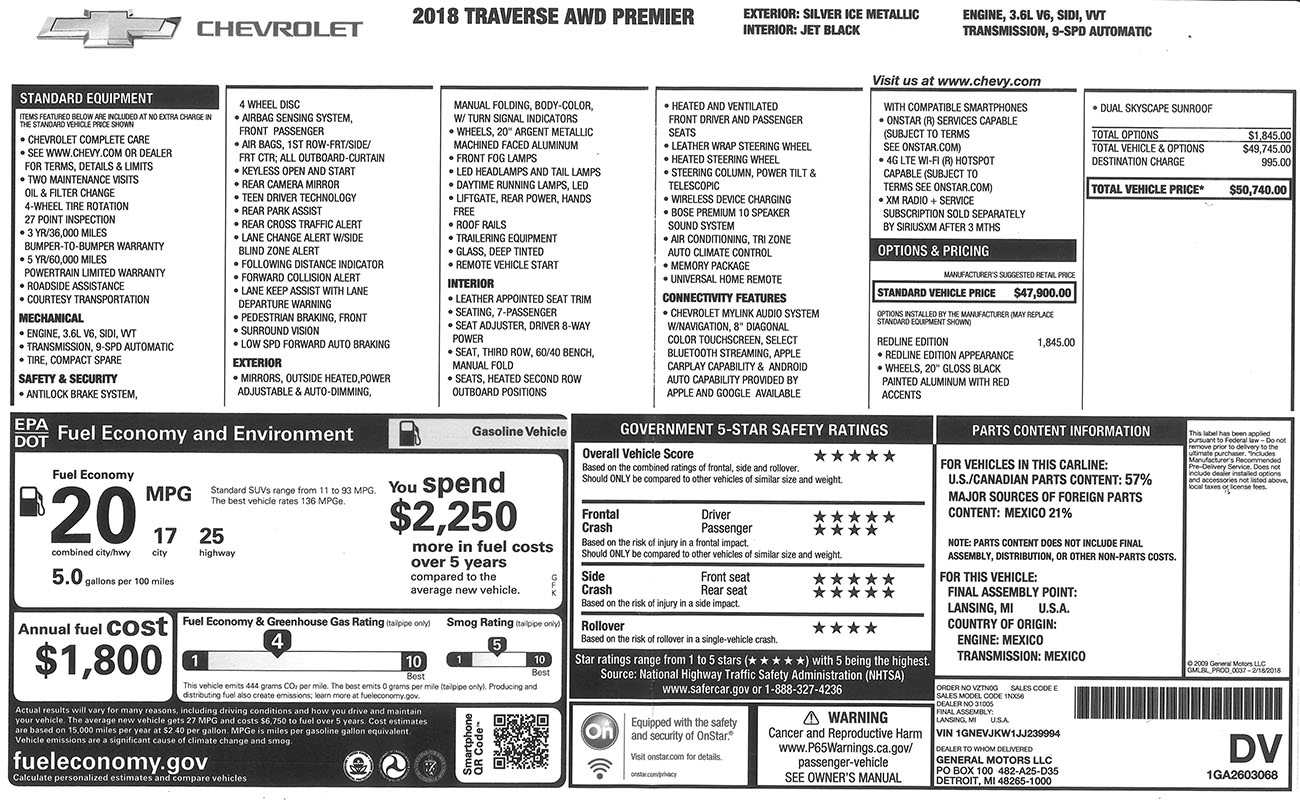 Chevrolet Traverse test drive - BurlappCar