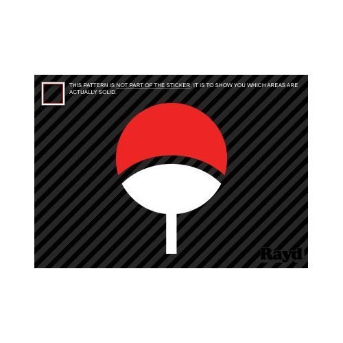 NARUTO ACCESSORIES: Sasuke Uchiha Symbol Naruto Sticker Vinyl Decals