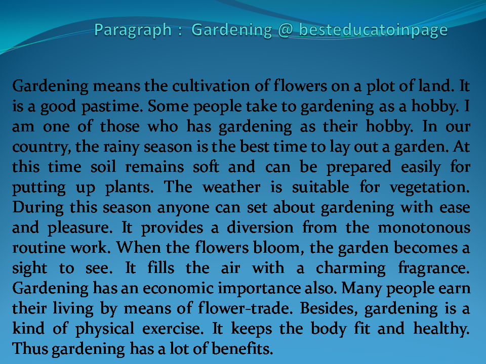 Gardening Paragraph For Class Six Gardening Paragraph For Class 4 How gardening-paragraph-for-class-six-gardening-paragraph-for-class-4-how