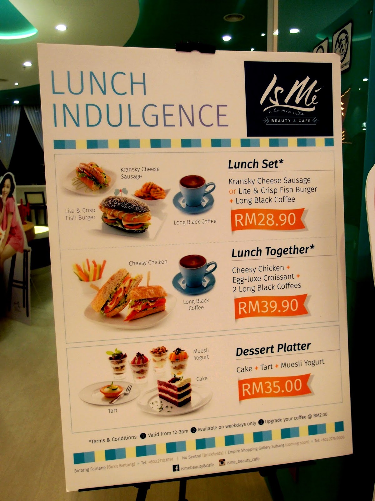 Follow Me To Eat La - Malaysian Food Blog: IsMe Beauty Cafe @ Nu ...