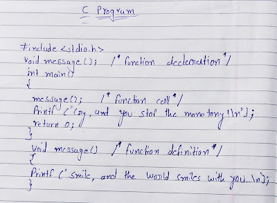 the function in c and c++ theory ~ PROGRAMMING HUBBY