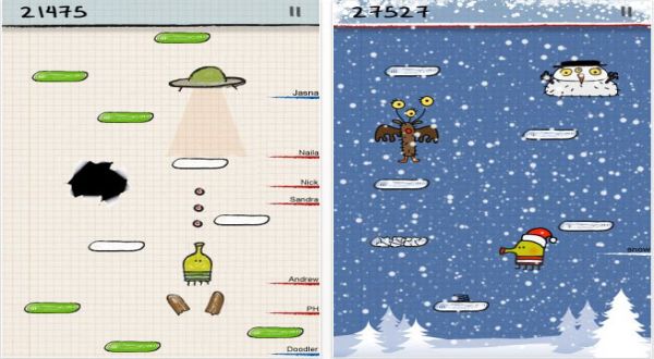 Doodle Jump Game Most Downloaded 10 Million Times